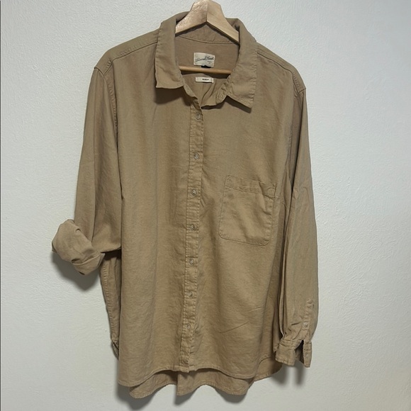 Universal Thread | Tops | Universal Thread Cream Button Down Shirt With ...